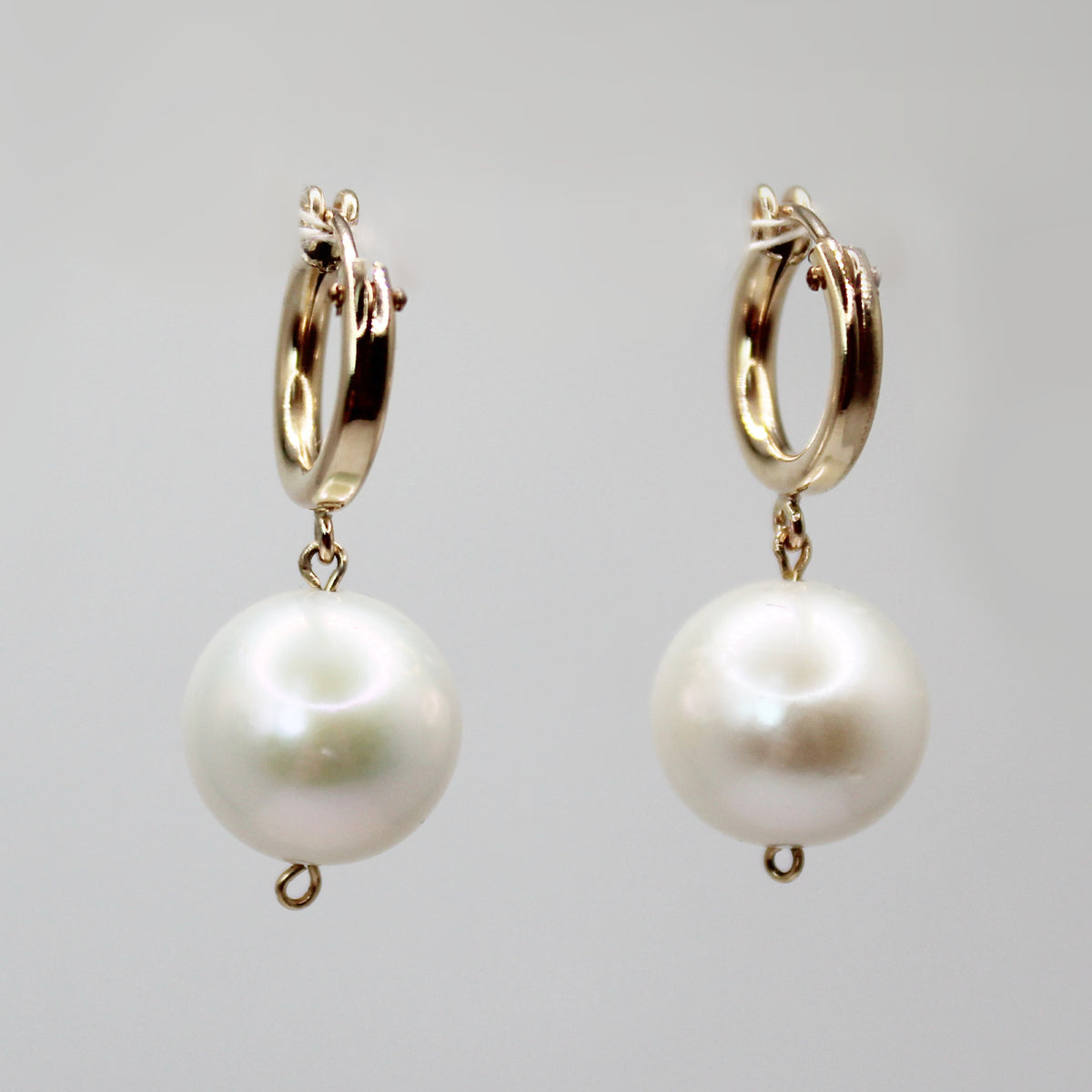 Bubble Gum Pearl Hoops | AW Art & Design